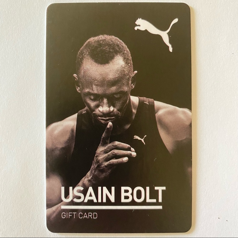 Super Rare Vintage Usain Bolt Puma Card - Gem